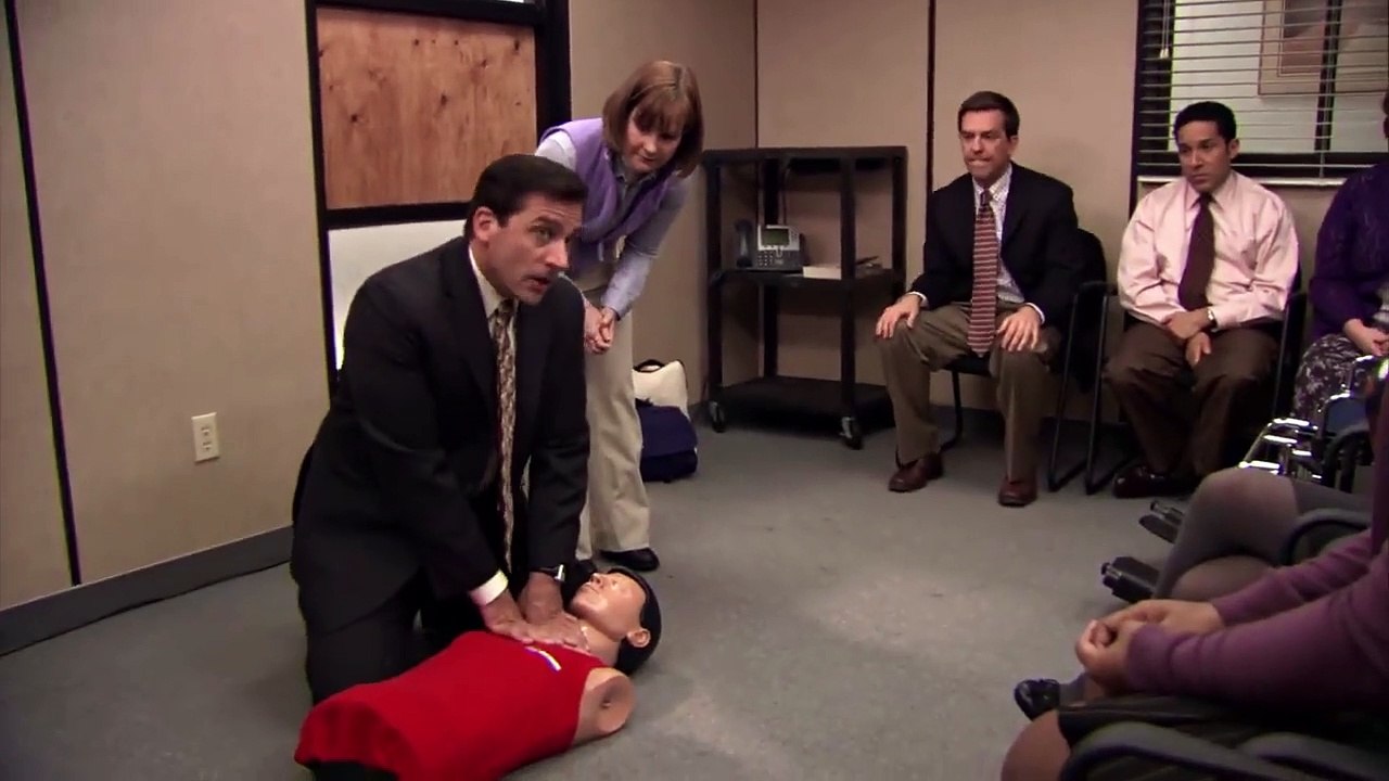 The Office Us First Aid Fail En Vidéo Dailymotion