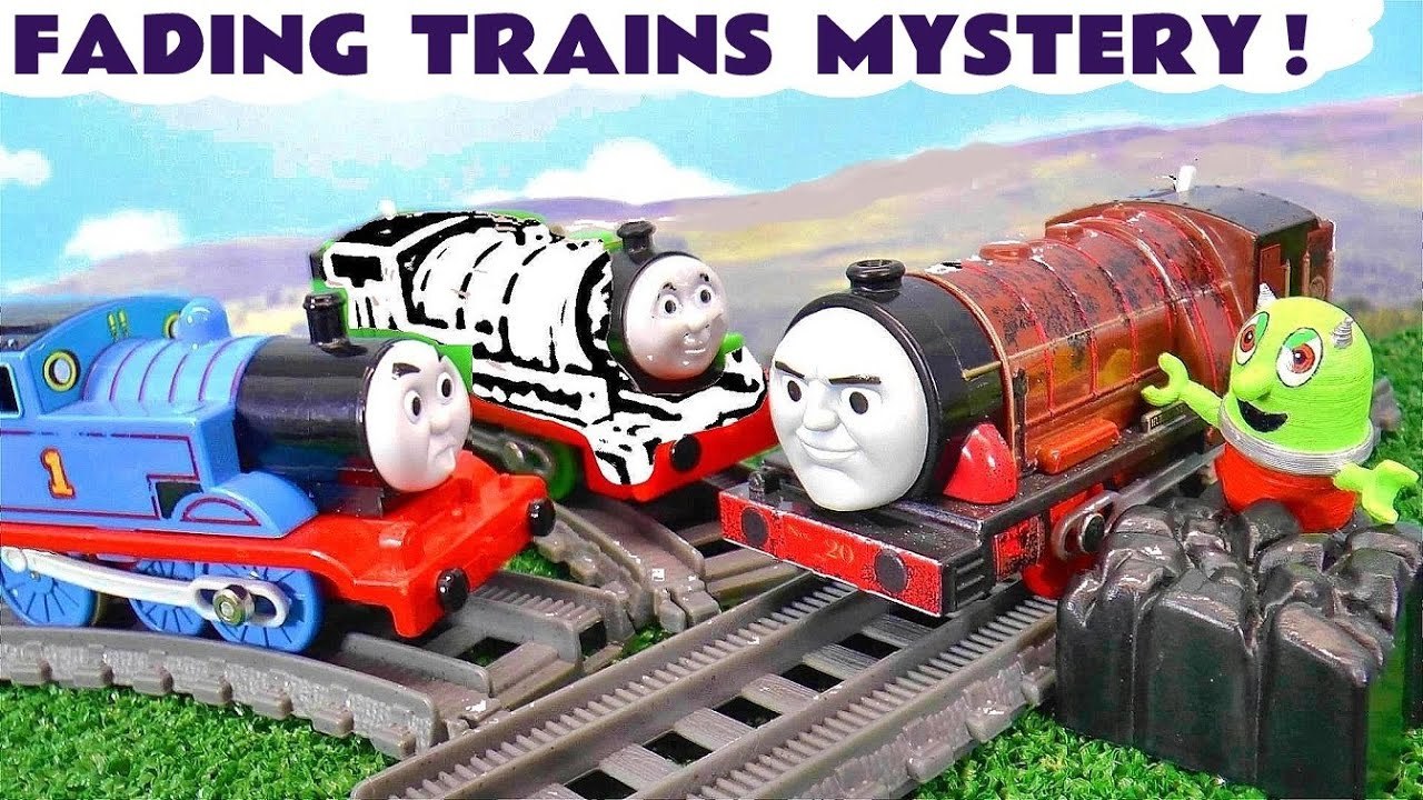 Thomas and Friends Toys Mystery Funlings Story With Fading Trains in ...