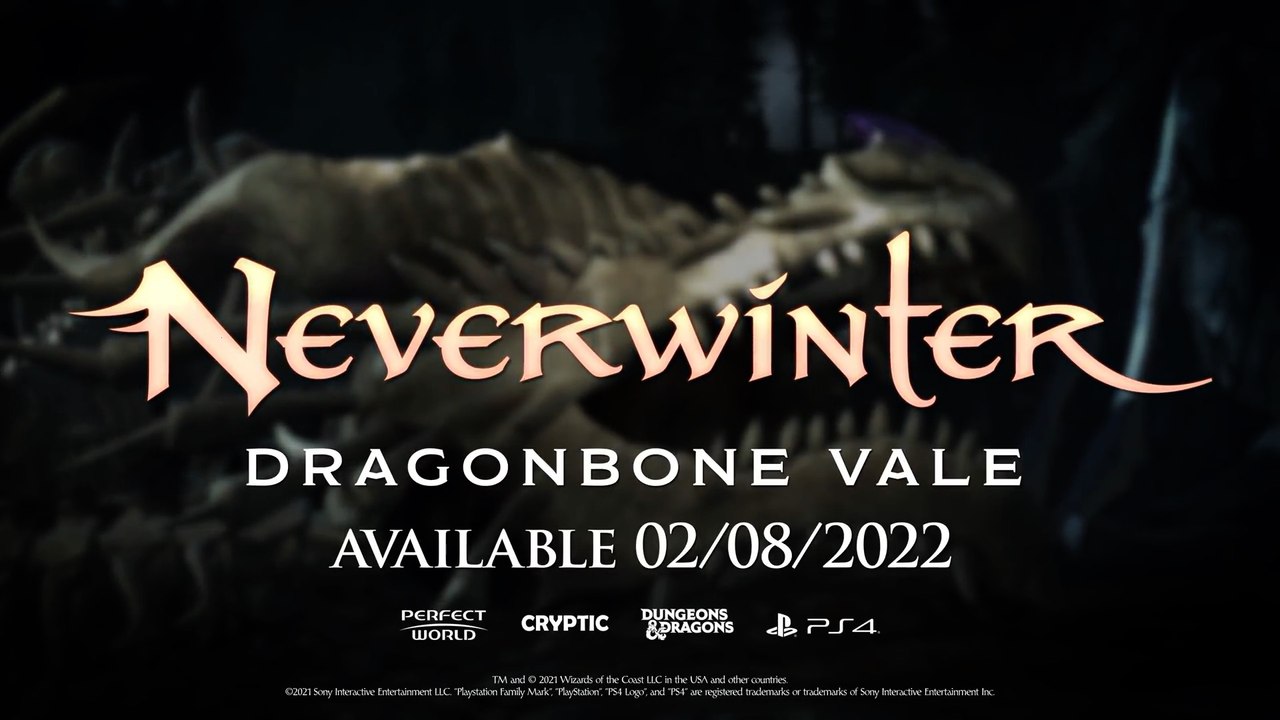 Neverwinter Dragonbone Vale Announce Trailer Ps Video Dailymotion