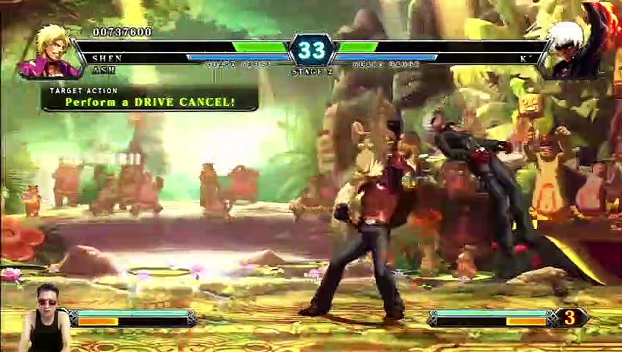 (PS3) KOF XIII - 19 - SP09 - Ash, Duo Lon, Shen Woo - Lv 5 Hardest pt1 ...