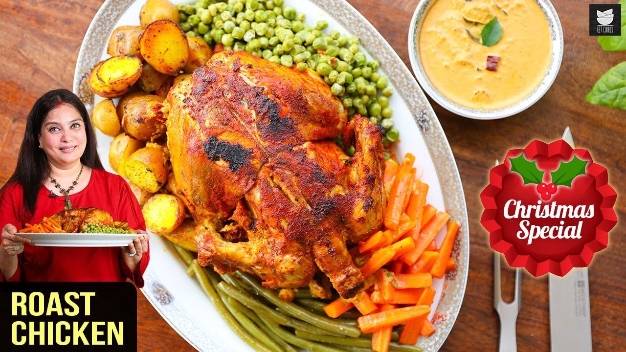 Roast Chicken | Indian Style Roast Chicken | Whole Roast Chicken ...