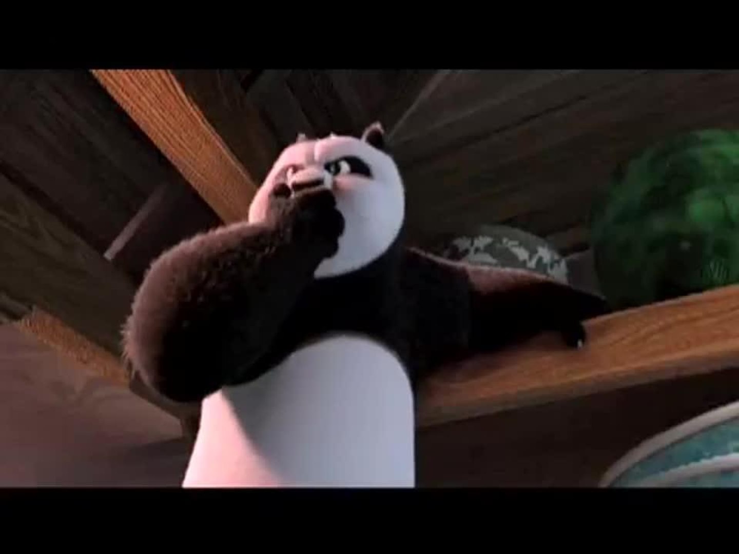 Kung Fu Panda Po Eating Cookies