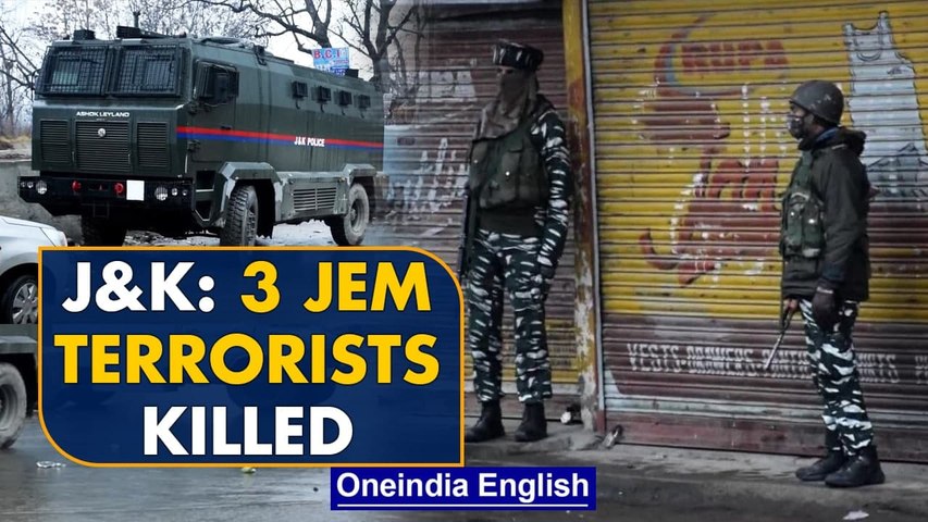 3 JeM terrorists including Pakistan national gunned down in J&K ...