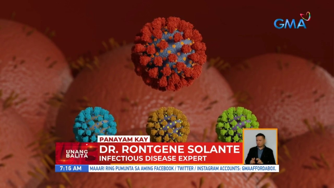 Panayam kay Dr. Rontgene Solante, Infectious Disease Expert | UB ...