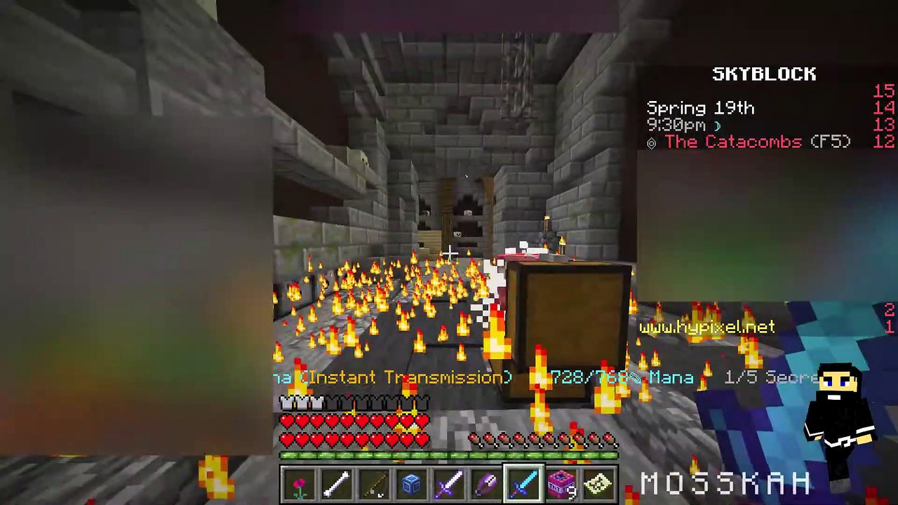 All secrets, 3x1 L room 3 - Hypixel's skyblock dungeons, Minecraft ...