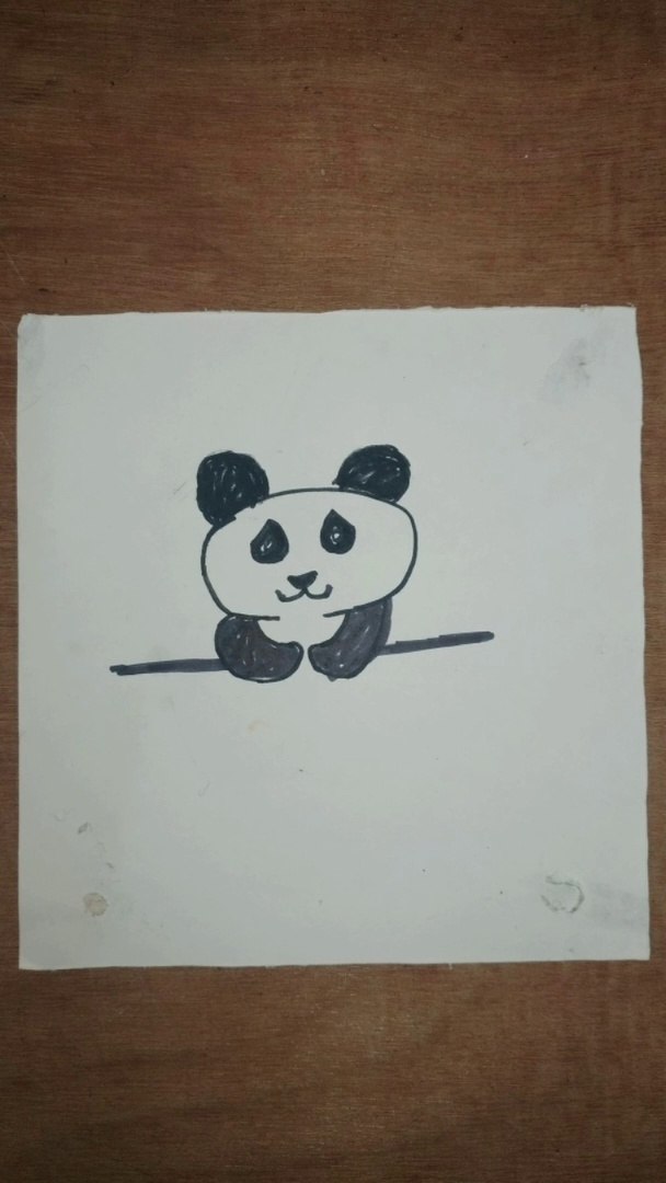 Easy Cute Panda Drawing