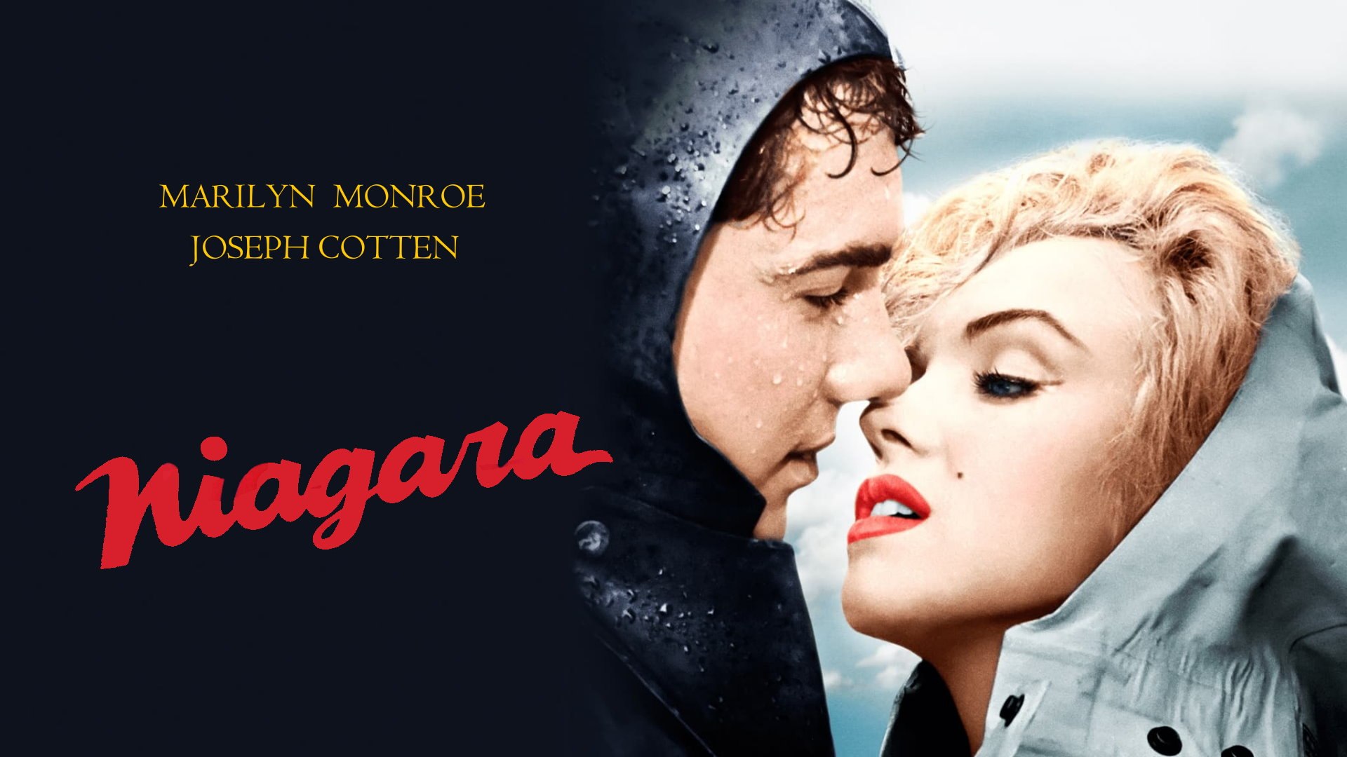 Niagara 1953 Marilyn Monroe On The Set Of Niagara (1953)