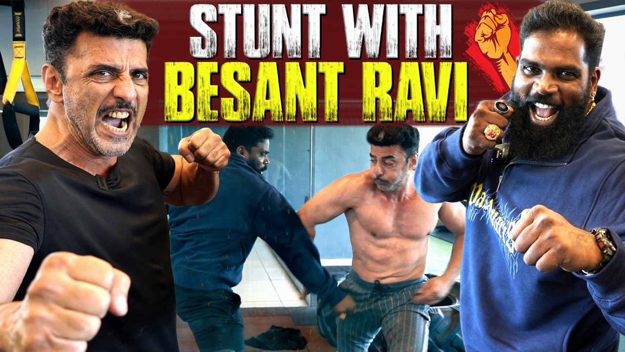 Making of a Stunt Scene ft. Besant Ravi | King Prithiveeraj - video ...