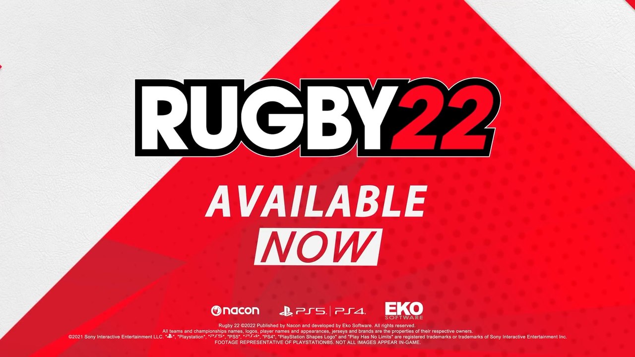 Rugby 22 - Launch Trailer PS - video Dailymotion