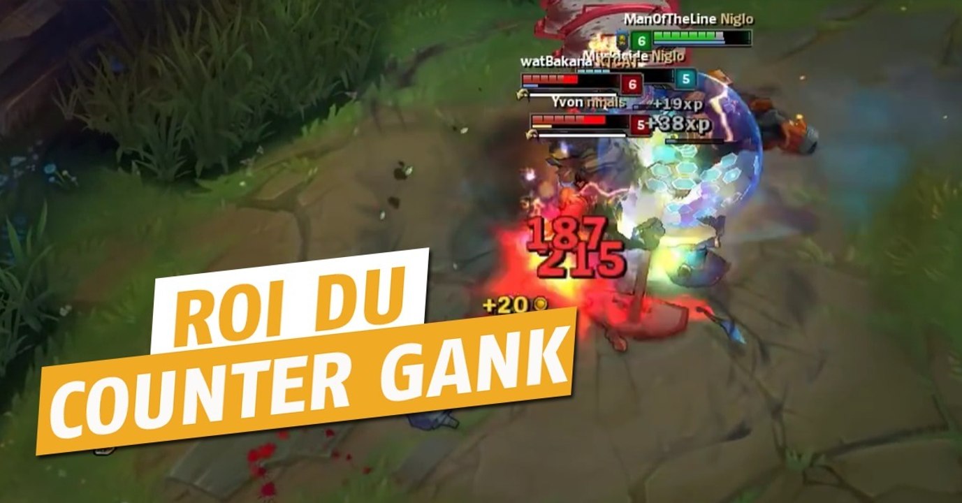 League of Legends : le champion qui facilitera tous vos counter gank - Vidéo Dailymotion
