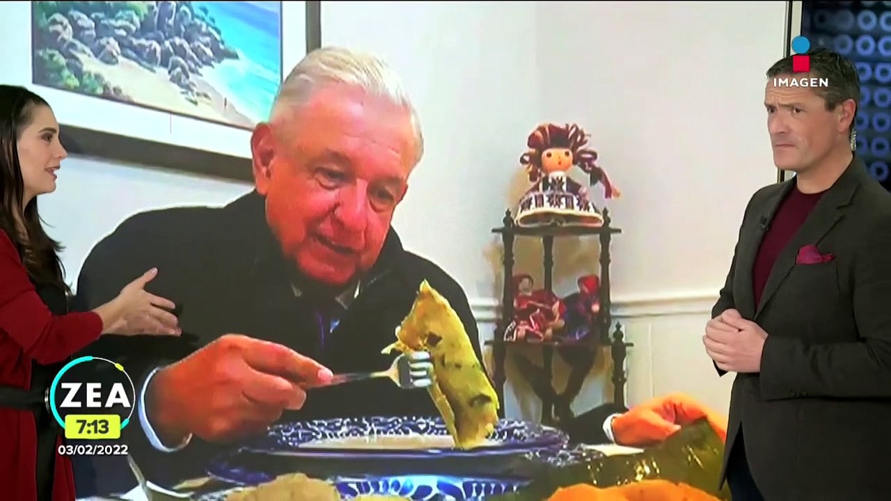López Obrador se emociona comiendo tamales el Día de la Candelaria ...