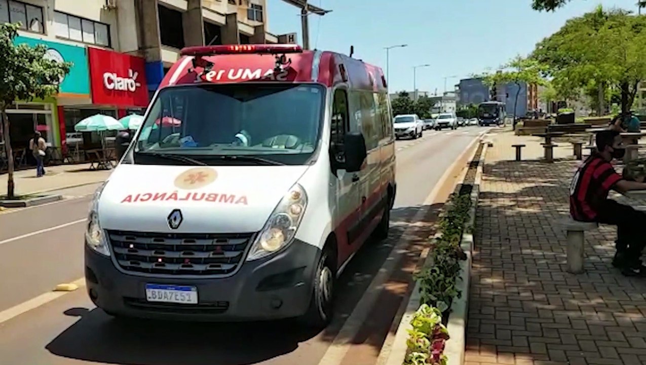 Idoso Passa Mal Na Região Central E é Socorrido Pelo Samu Vídeo
