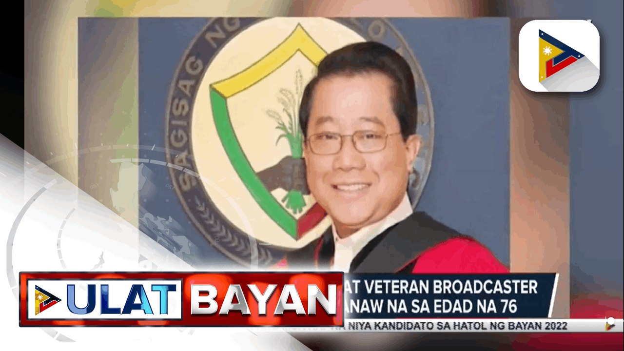 Dating Press Secretary at veteran broadcaster na si Dong Puno, pumanaw ...