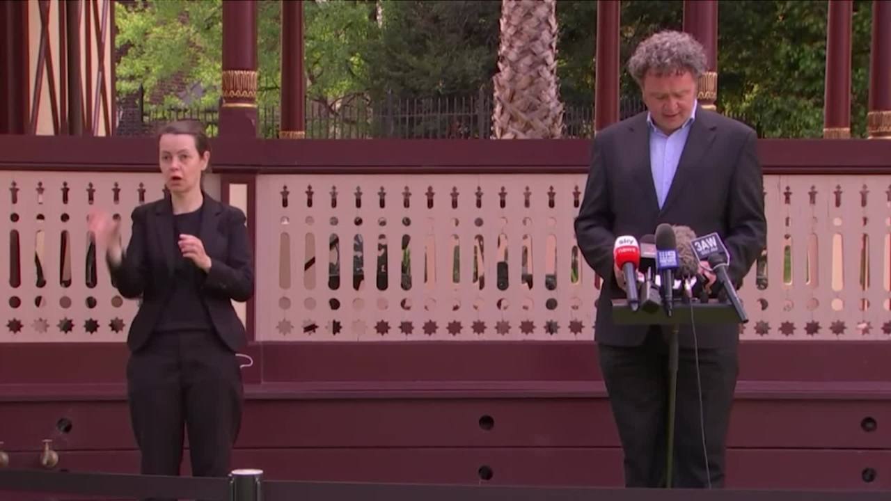 Victorian Professor Ben Cowie provides details on the 2232 new cases of ...