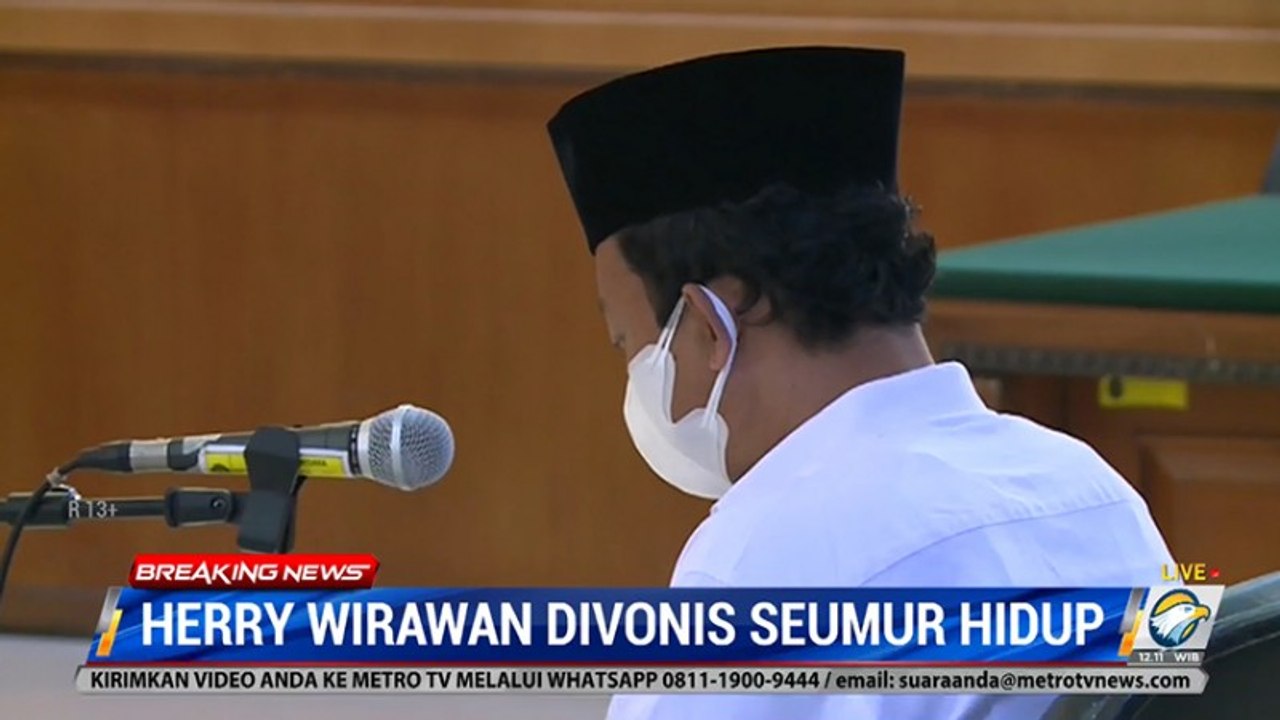 Herry Wirawan Pemerkosa 13 Santriwati Divonis Penjara Seumur Hidup ...