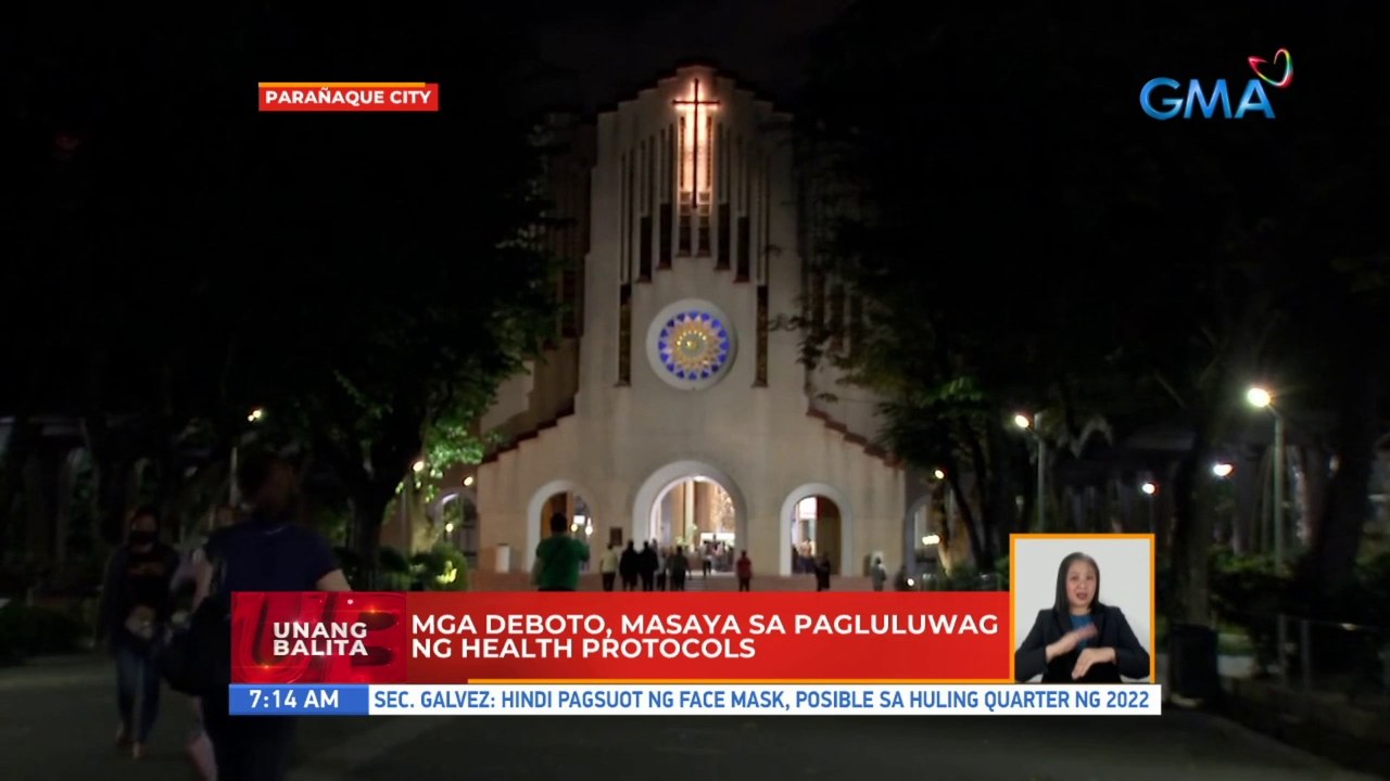 Mga nagsisimba sa Baclaran Church, masaya sa pagluluwag ng health ...