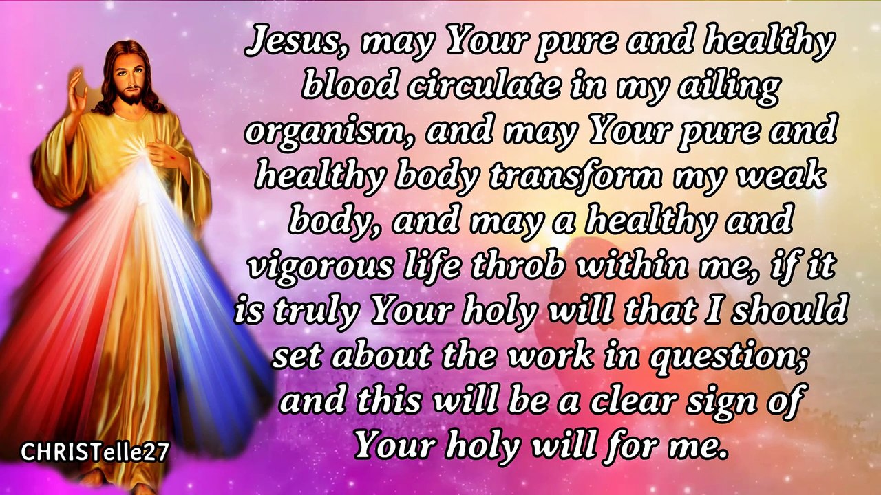 CONSECRATION TO THE DIVINE MERCY & HEALING PRAYERS - video Dailymotion