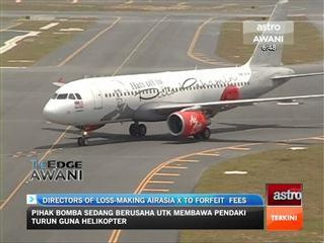 Directors of loss-making AirAsia X to forfeit fees | Astro Awani