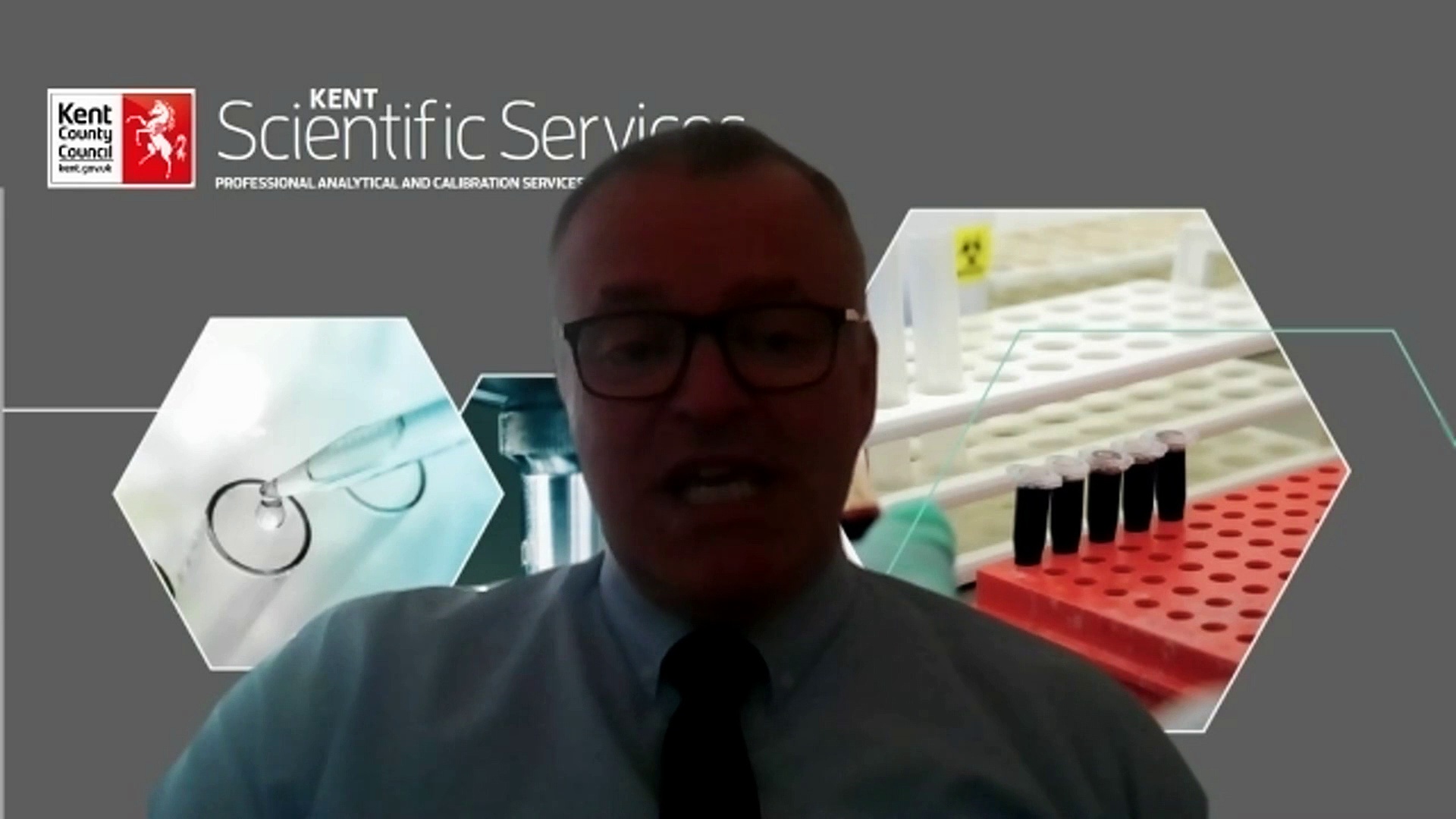 Mark Rolfe from KCC's Scientific Services