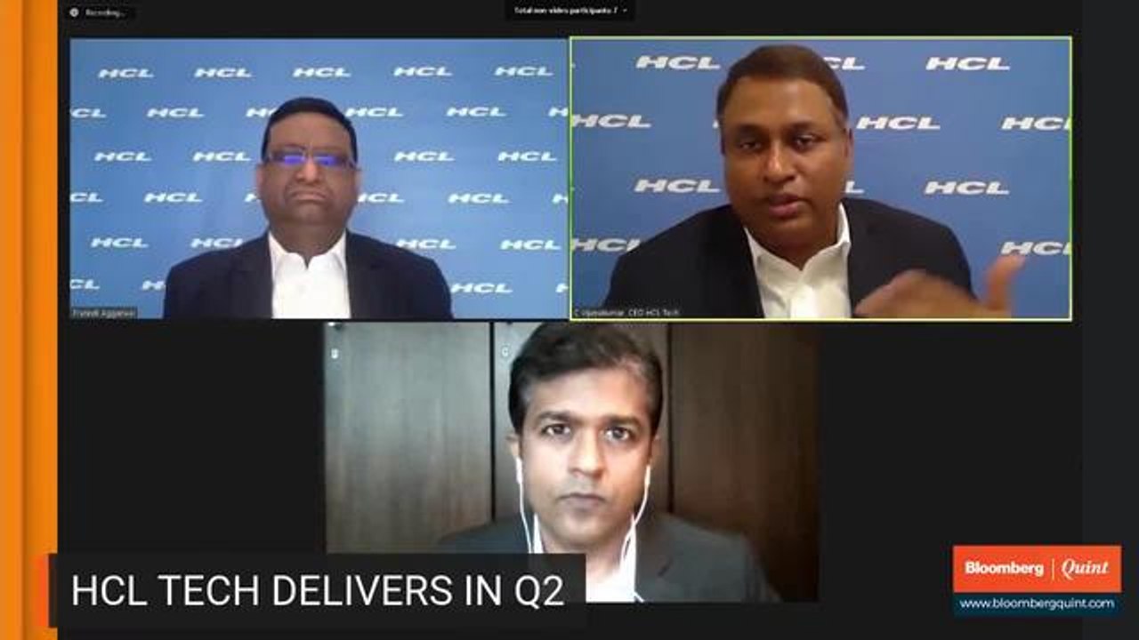 HCL Tech's CEO & CFO On The Company's Q2 Performance - video Dailymotion