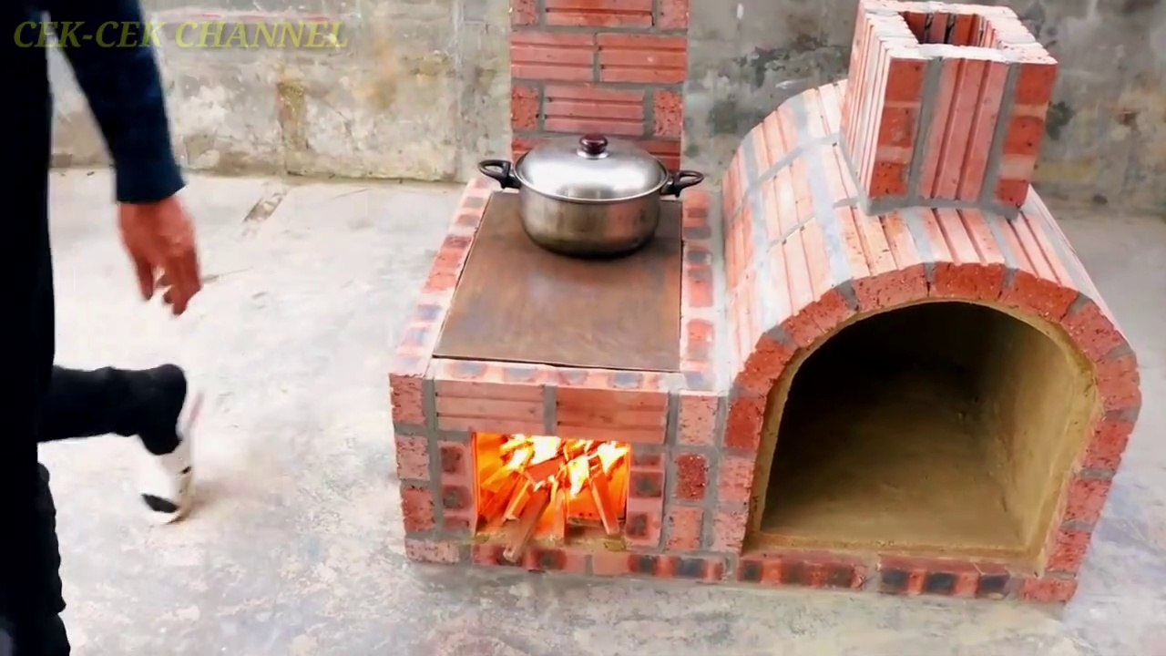 Membuat tungku kayu bakar+oven yang cantik - Video Dailymotion