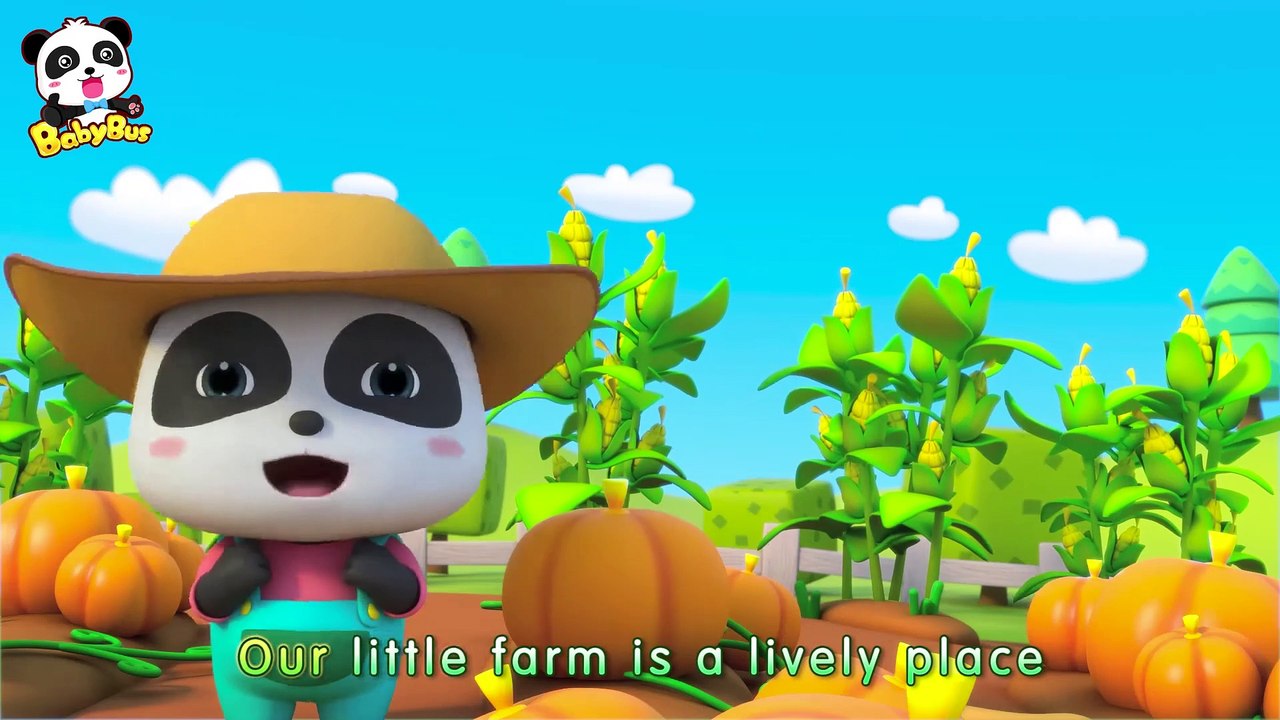 Baby Panda Sends Apples to BabyBus Town | Excavator Plants Trees | Car ...