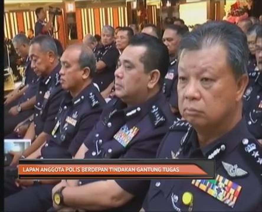 Lapan Anggota Polis Berdepan Tindakan Gantung Tugas Video Dailymotion