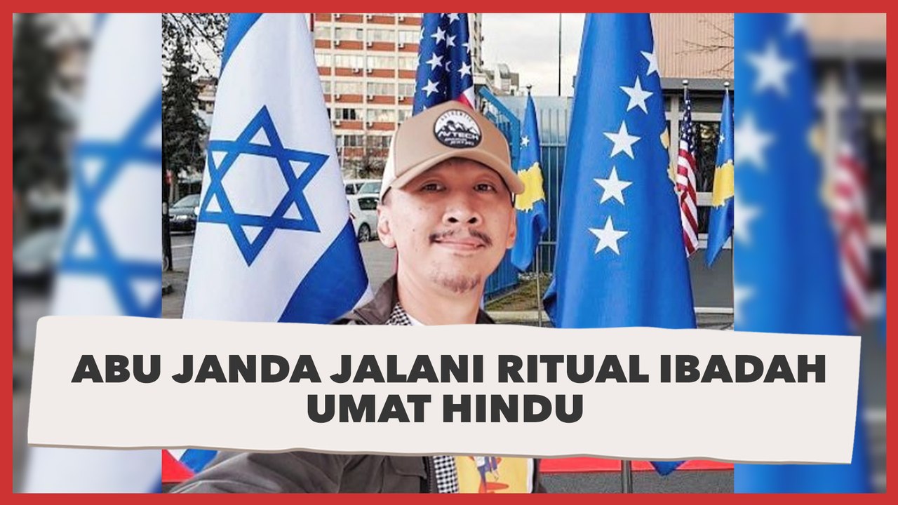 Jalani Ritual Ibadah Umat Hindu, Abu Janda: Saya Cinta Yesus, Buddha ...