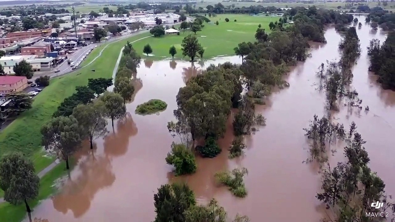 Singleton NSW, flooding following overflow of Hunter River | March 8 ...