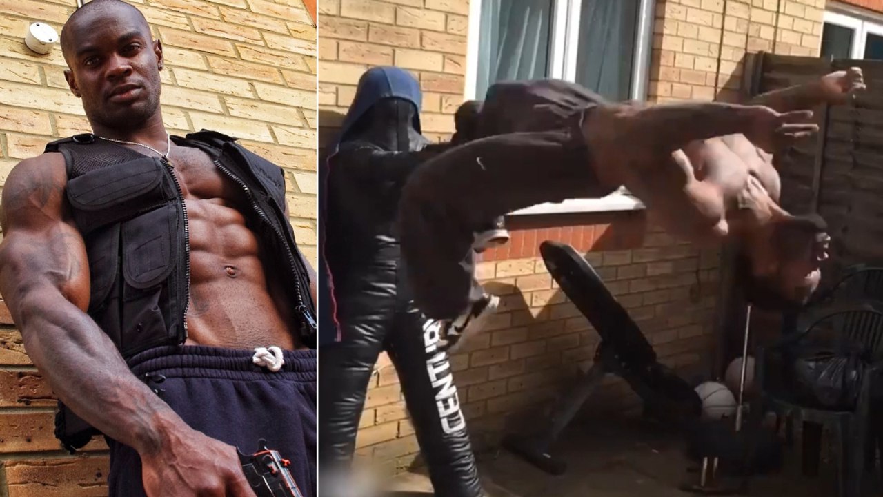 Jeff Uguru impressionnant dans un entraînement style MMA de folie ...