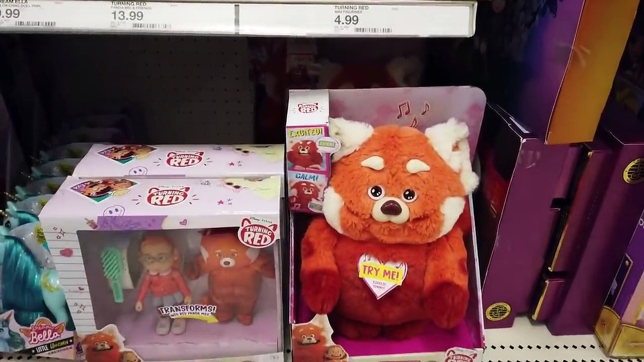 Disney Pixar Turning Red Toys - TOY HUNT! - video Dailymotion