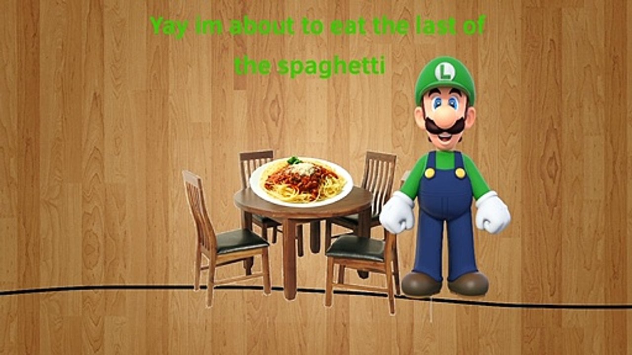 Mario eats the last of the spaghetti - video Dailymotion