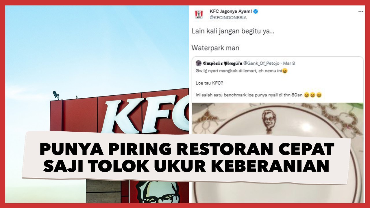 Warganet Sebut Punya Piring Restoran Cepat Saji Jadi Tolok Ukur ...