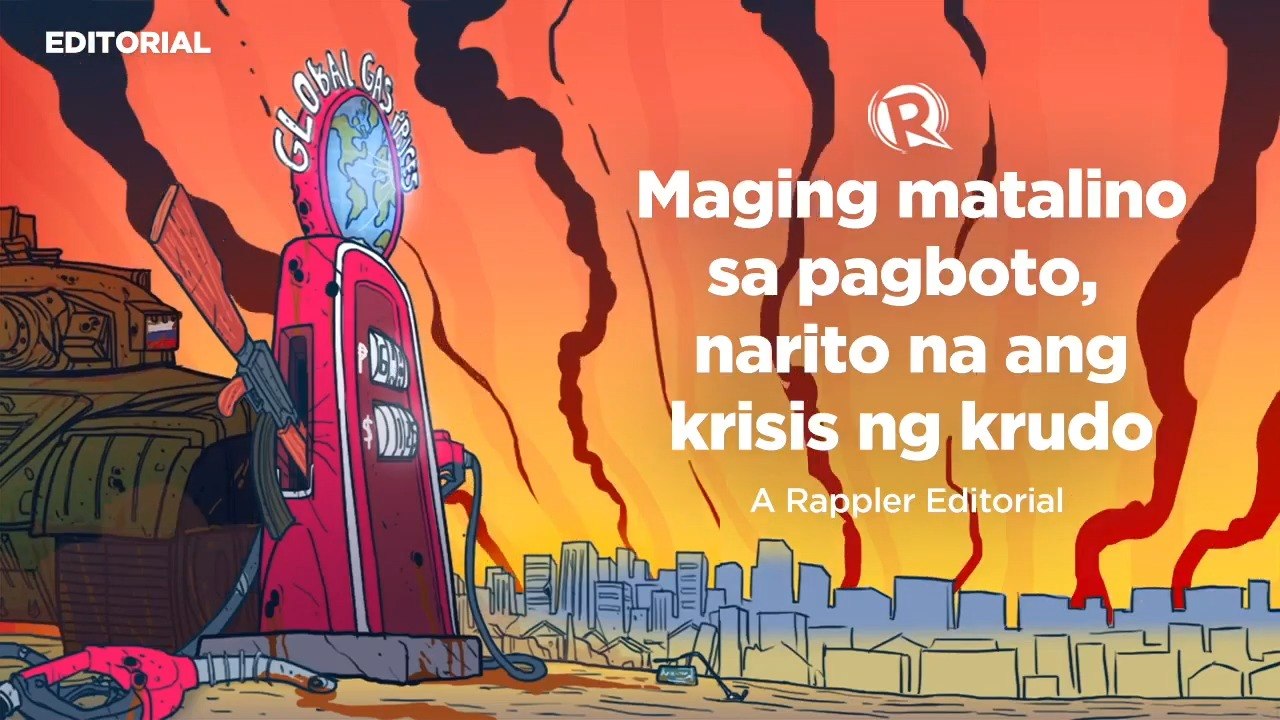 VIDEO EDITORIAL: Maging matalino sa pagboto, narito na ang krisis ng ...