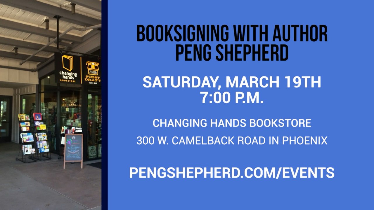 Book Signing with Award-Winning Author Peng Shepherd - video Dailymotion