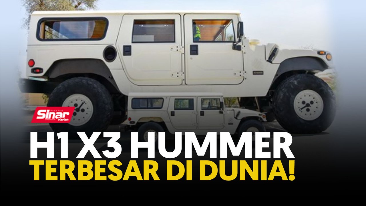 H1 X3 Hummer terbesar di dunia! - Video Dailymotion