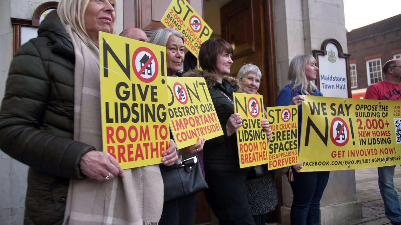 Local campaign groups unite in Maidstone to protest about the draft ...