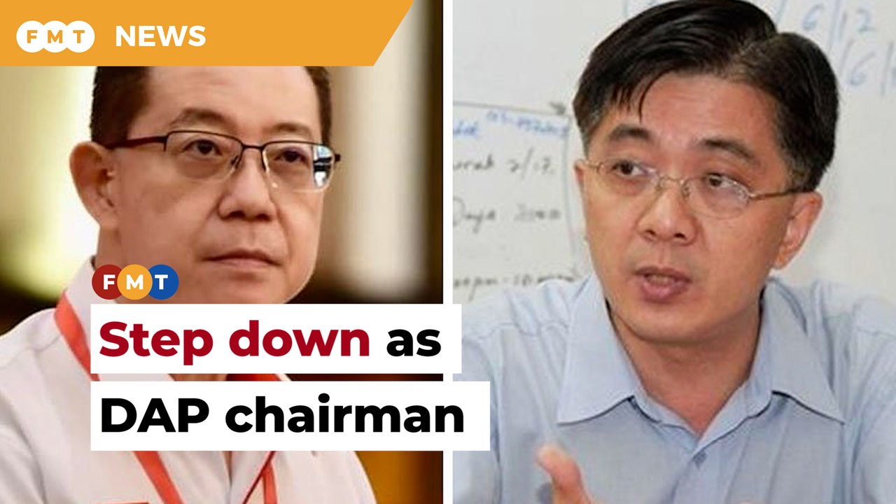 Boo calls on Guan Eng to step down as DAP national chairman, stands by ...