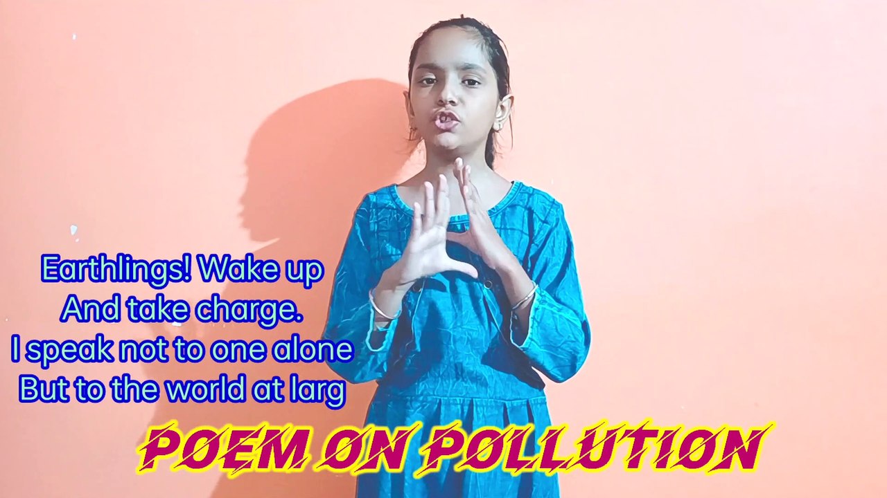 Poem on pollution!! Pollution par kavita!!poem on pollution in English ...