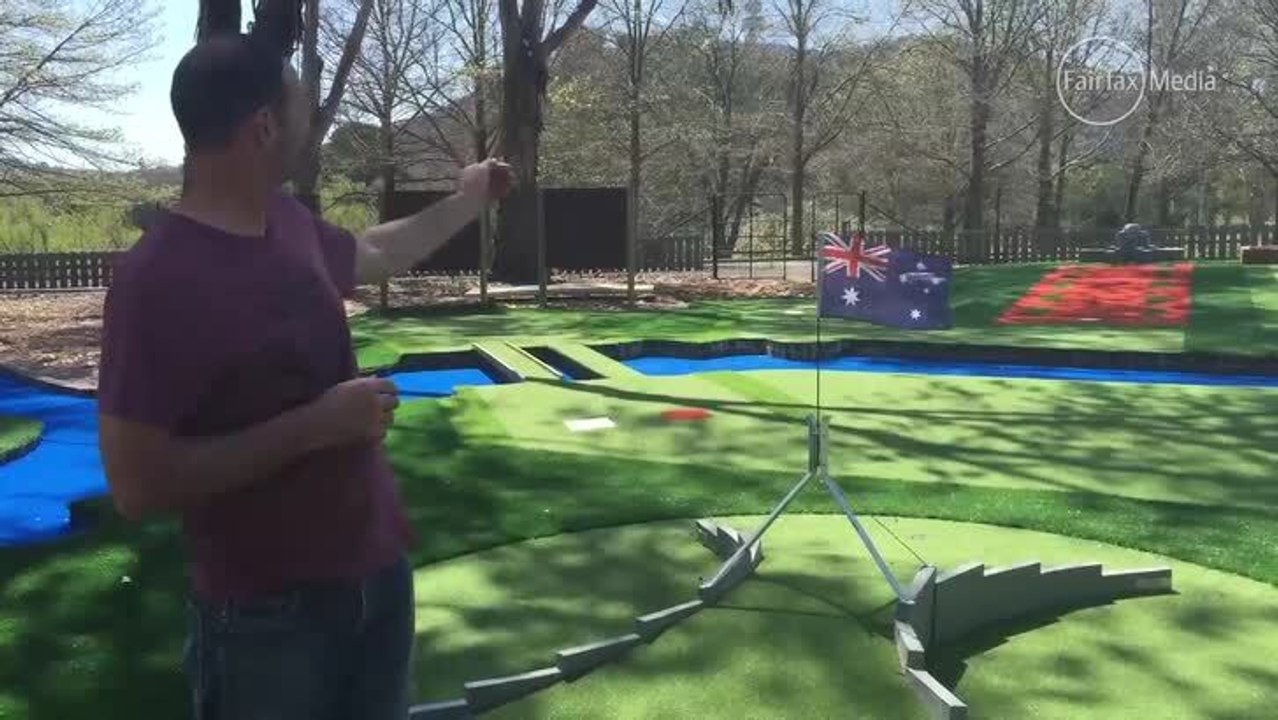 New Canberra-themed mini golf tees off - video Dailymotion