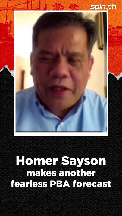 Homer Sayson makes another fearless PBA forecast #shorts - video ...