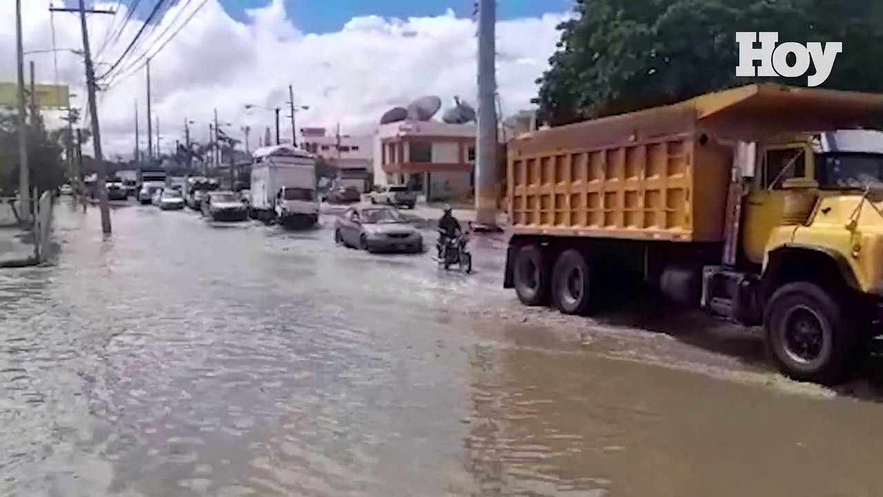 Inundaciones tramo Charles de Gaulle, frente a la Sirena - Vídeo ...