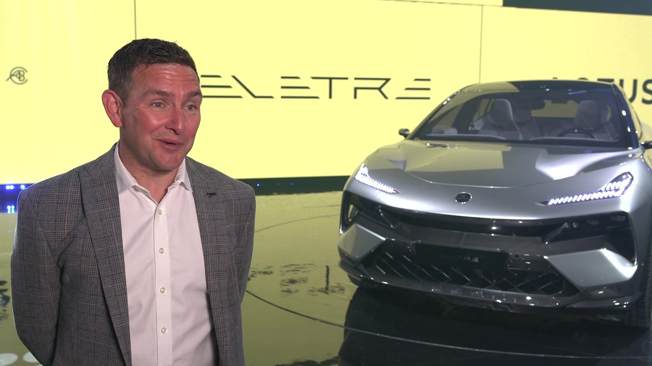 Lotus Eletre Reveal - Matt Windle, Managing Director, Lotus Cars ...