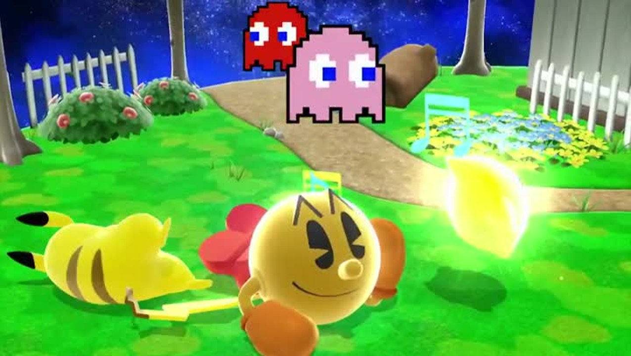 Super Smash Bros. for Wii U : E3 2014 : Pac-Man - Vidéo Dailymotion