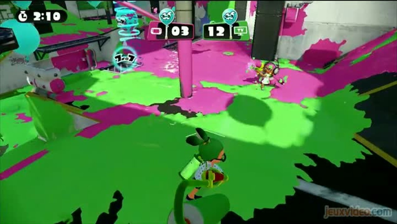 Splatoon - Offline 2/2 - Duel dans le mode Dojo - Vidéo Dailymotion