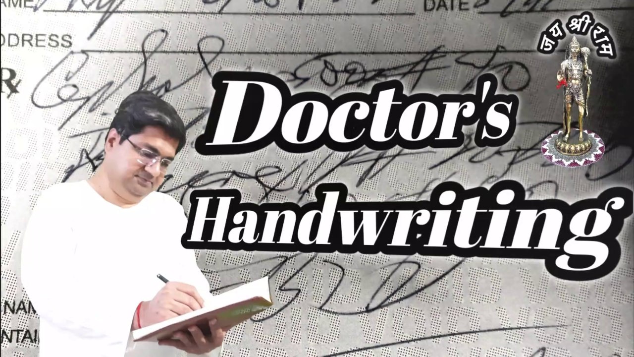 Why doctors have bad handwriting? | Doctor ki handwriting kharab kyu ...