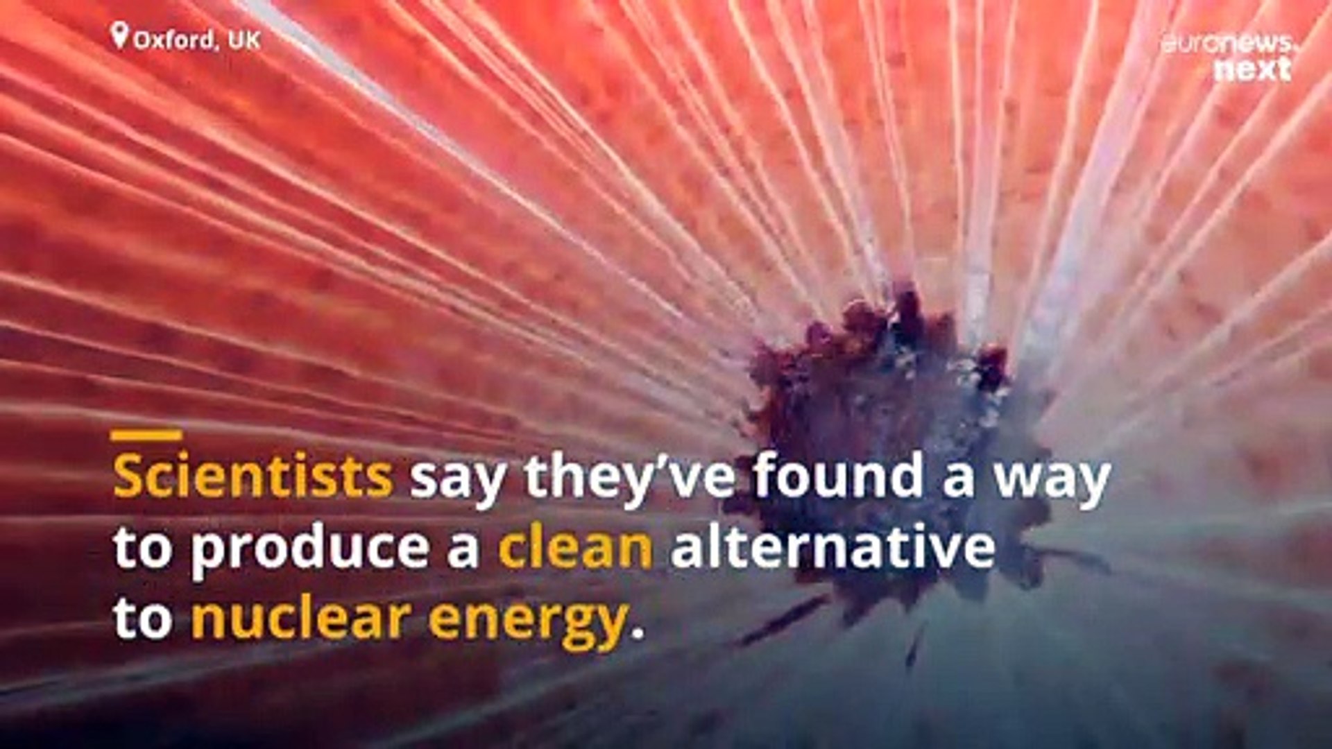 Fusion breakthrough: UK scientists use giant gun in hunt for clean ...