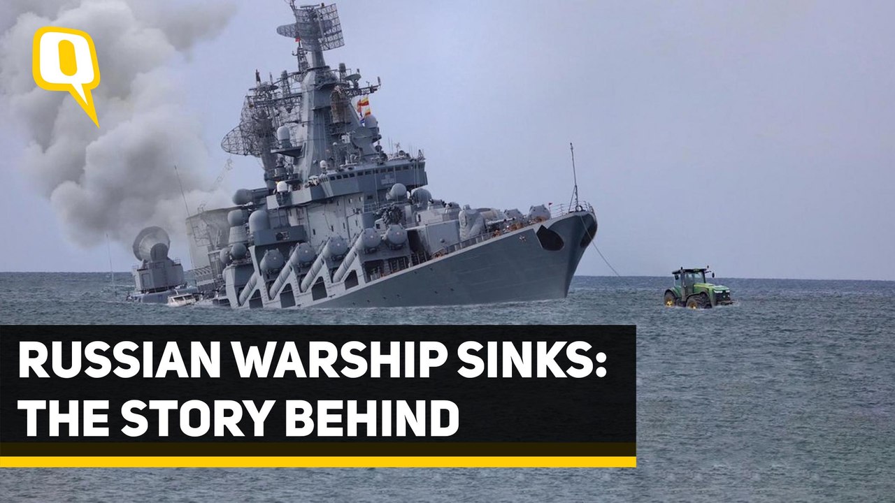 EXPLAINED | Russian Warship Moskva Sinks in the Black Sea | What ...