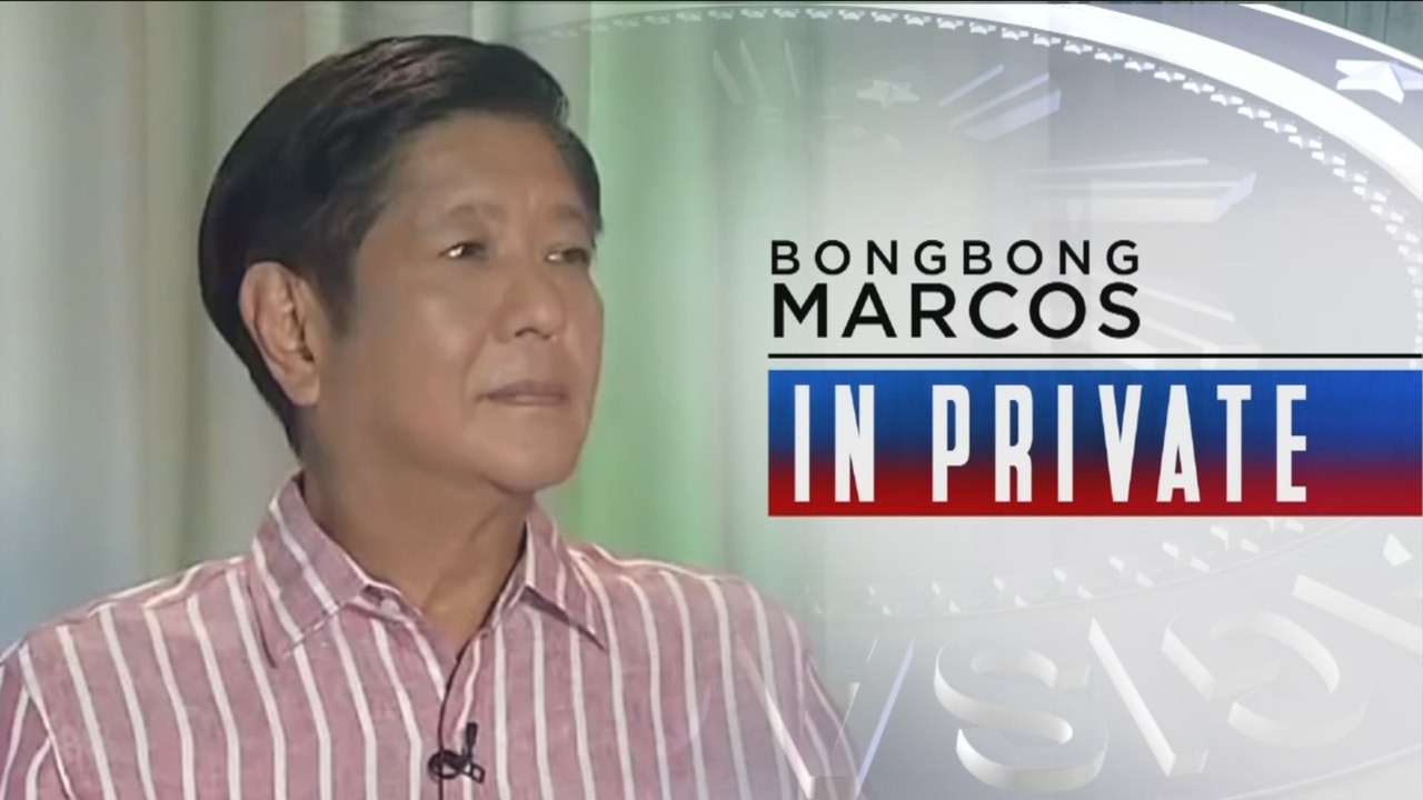 In Private, Presidential Interviews: Bongbong Marcos - video Dailymotion