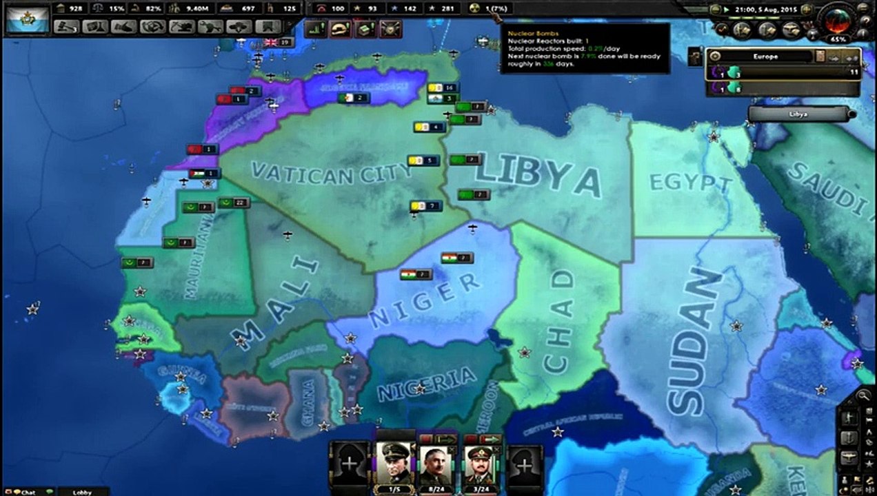 [HOI4 Cold War] #6 - Abbiamo rippato Gheddafi!! San Marino & Vaticano ...